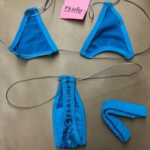 Handmade by Fluid Designs | Swim | Nwt Skimpy Handmade Cutout Triangle ...